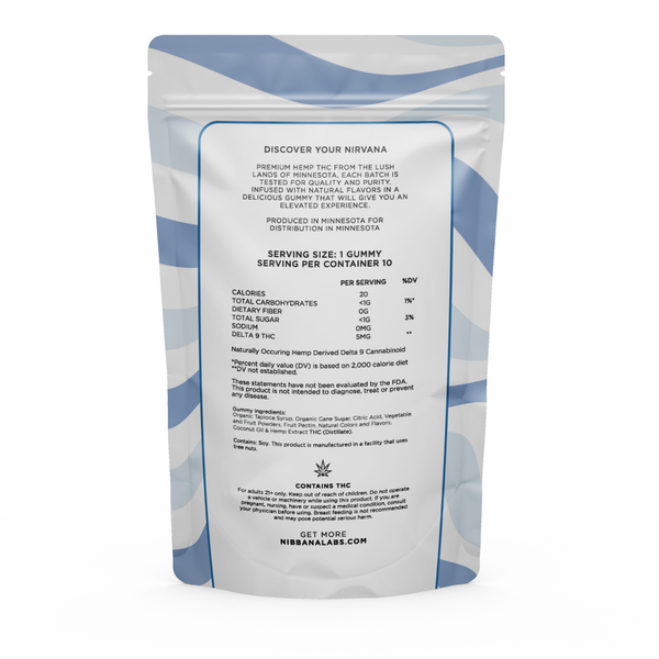 Blueberry Raspberry THC Gummies Minnesota | Blue Razz Gluten Free ...