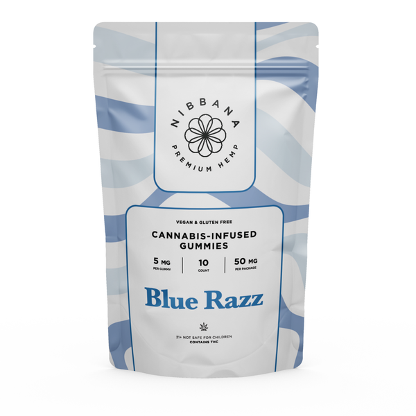 Blueberry Raspberry THC Gummies Minnesota | Blue Razz Gluten Free ...